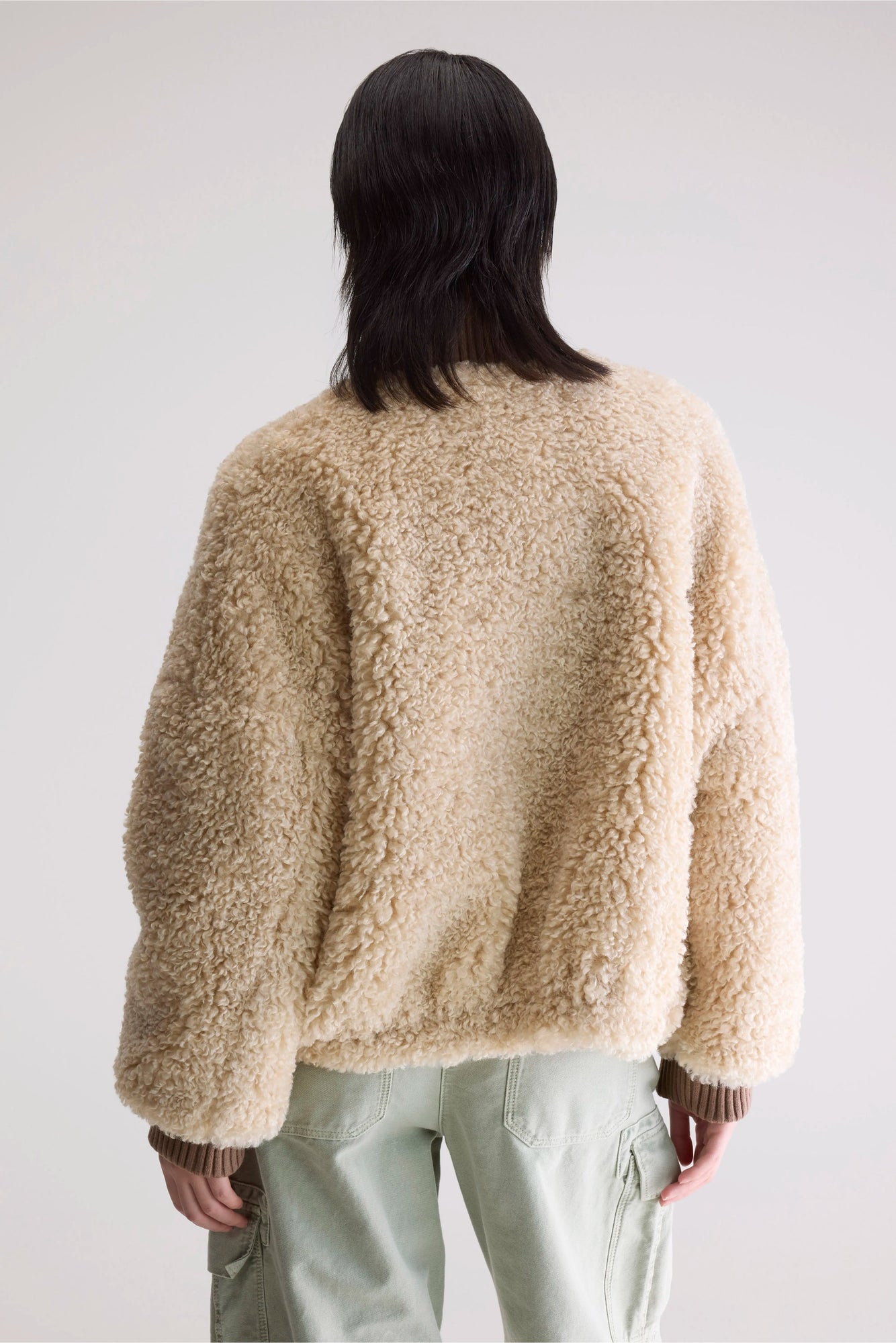 Bellerose JALLIS Faux-fur Jacket - Swan – Peony Rouge