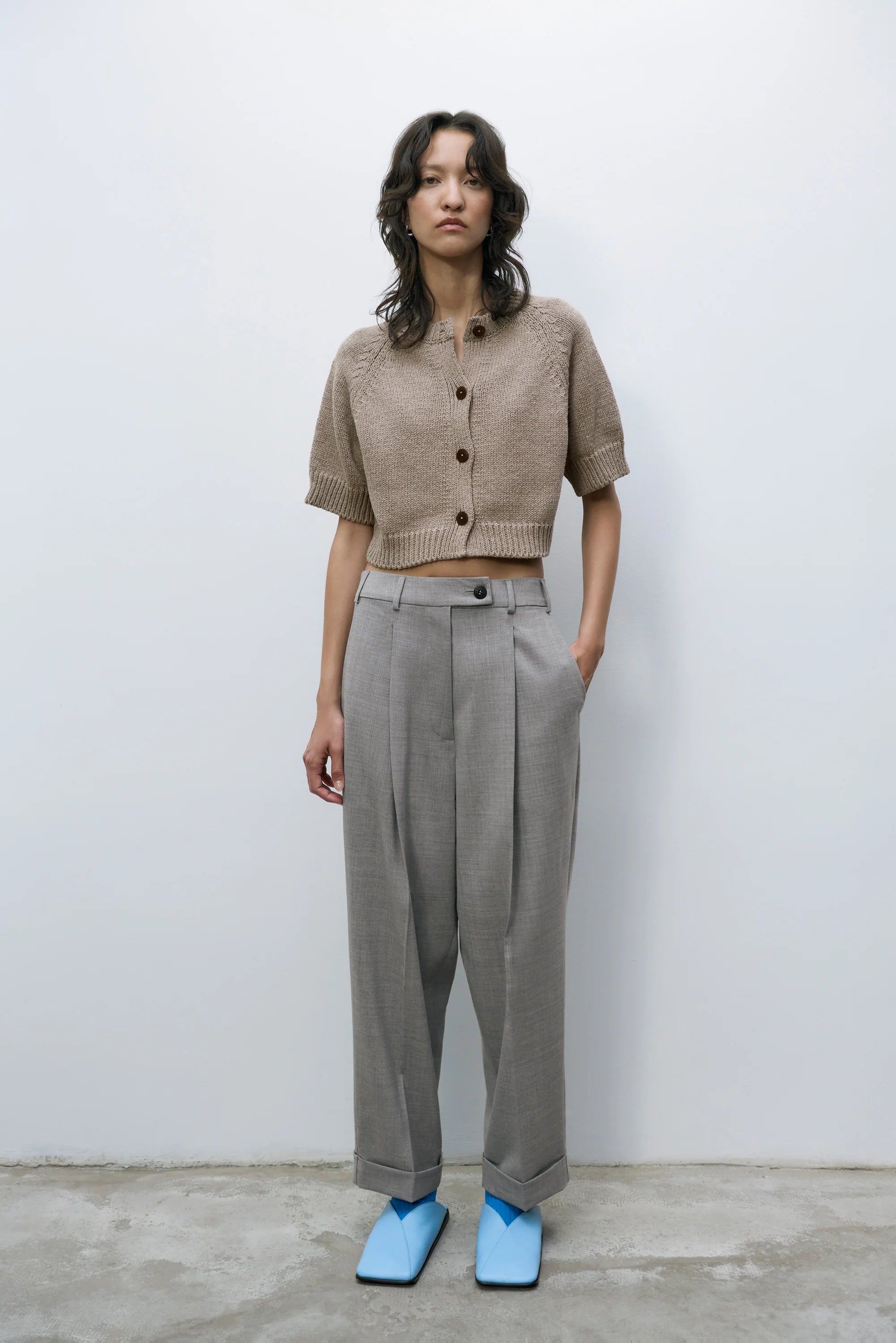 Cordera TAILORING MASCULINE PANTS GREY – Peony Rouge Cordera TAILORING MASCULINE PANTS GREY – Peony Rouge